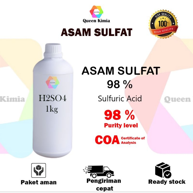 Jual Asam Sulfat 1kg / H2S04 98% Murah | Shopee Indonesia