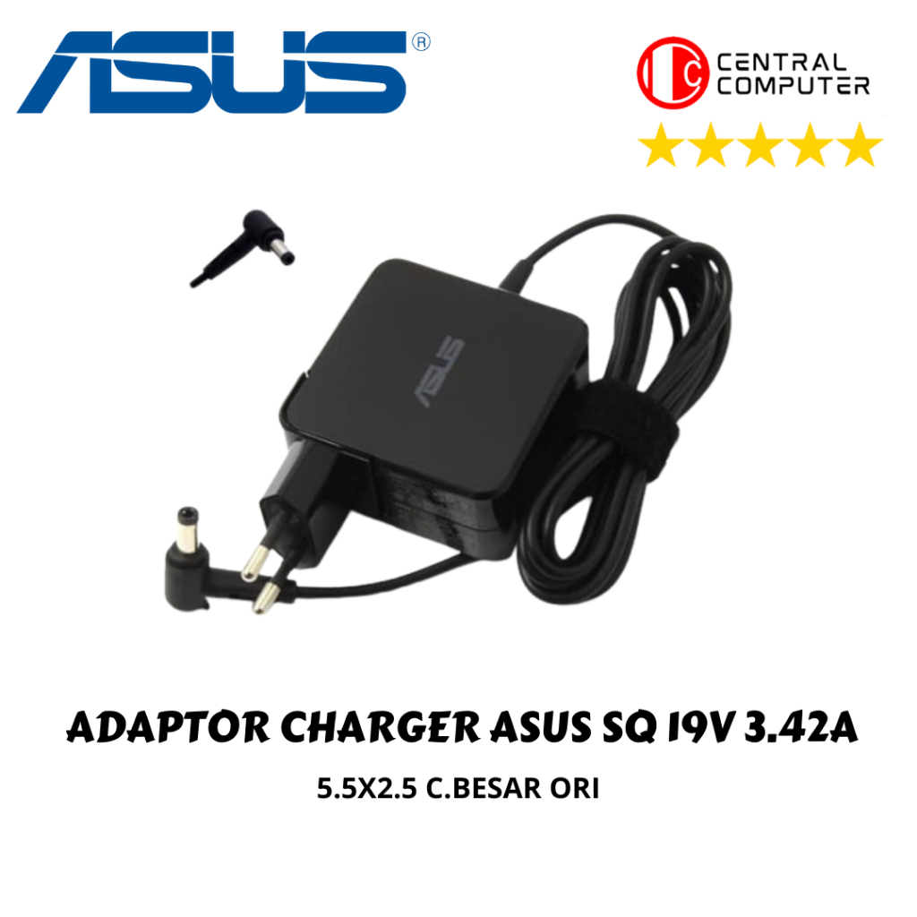 Jual Adaptor Charger Laptop Asus 19V - 3.42A ( 5.5mm X 2.5mm ) | Shopee Indonesia
