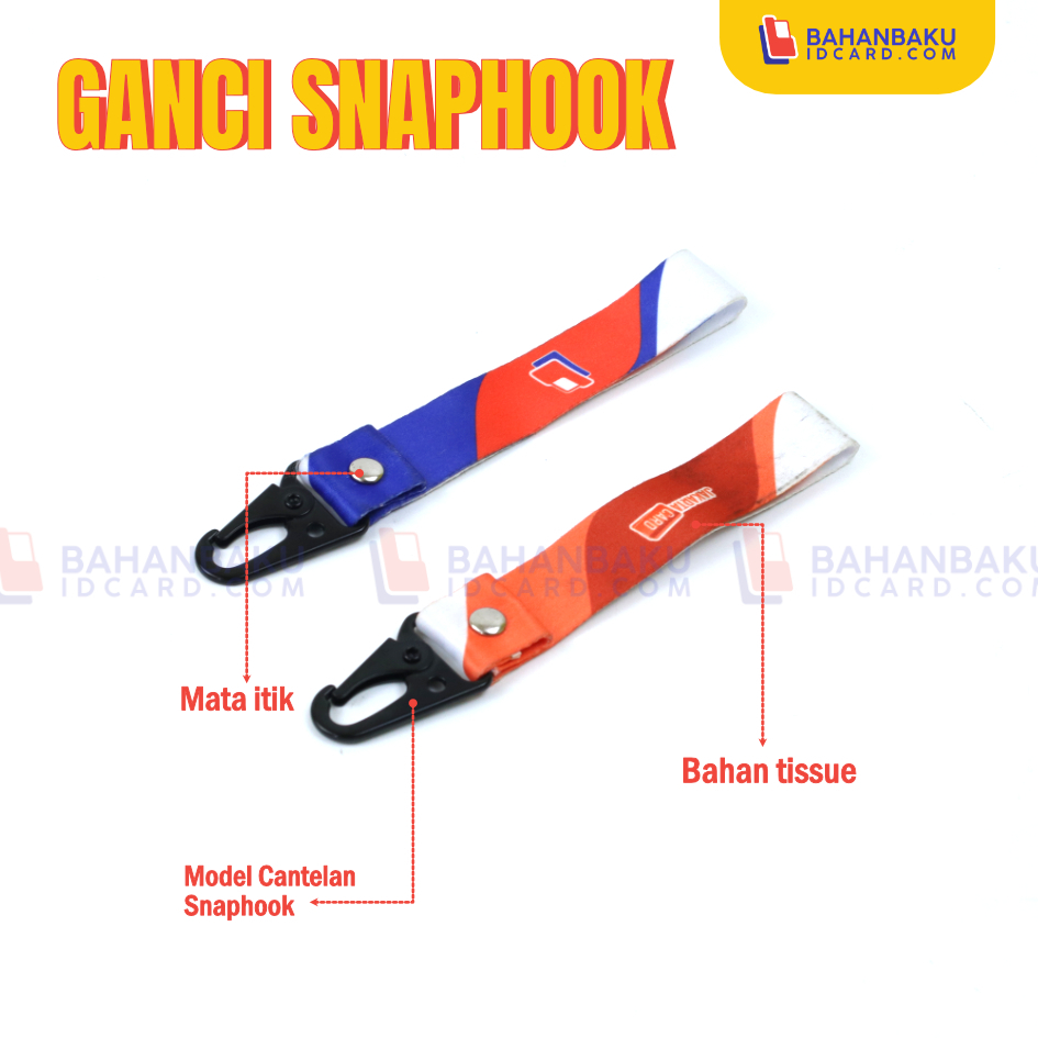 Jual GANTUNGAN KUNCI LANYARD / STRAP GANCI CANTELAN BESI SNAPHOOK ...