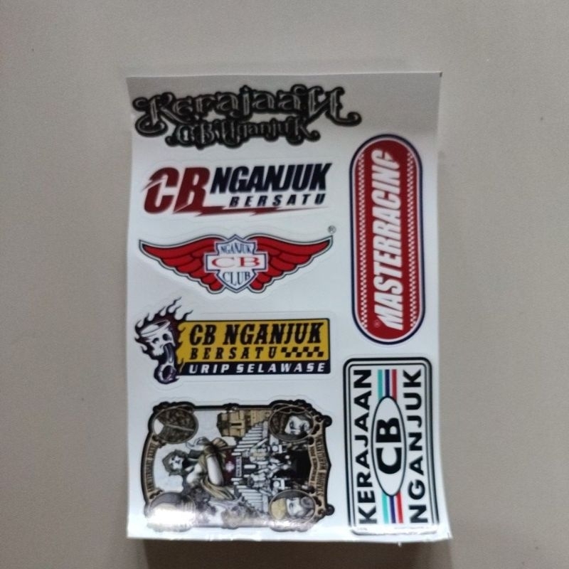 Jual stiker acara CB kerajaan CB nganjuk dan stiker cb bekicot | Shopee ...