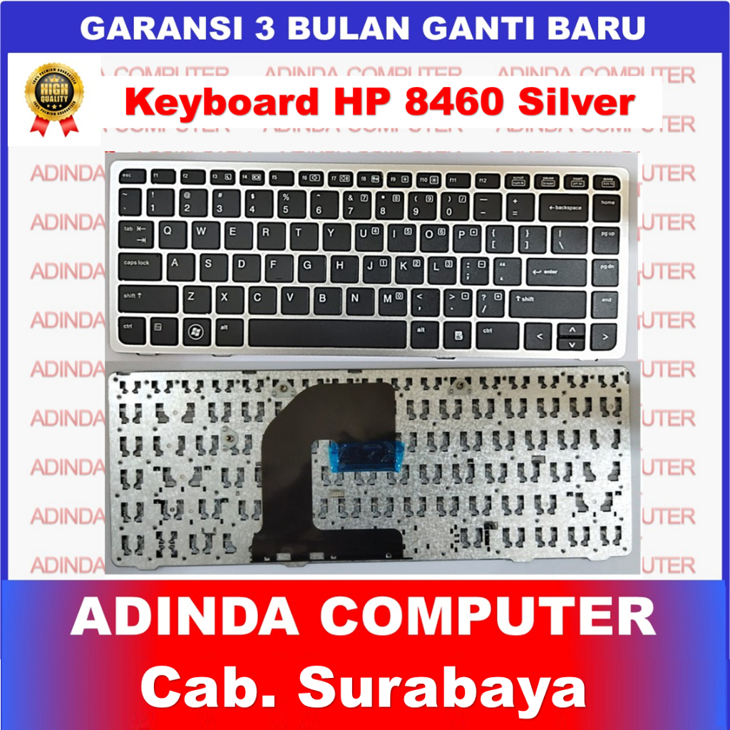 Jual Keyboard HP Elitebook 8460p 8460 8410 8410w 8460w 8470p 8470w ...