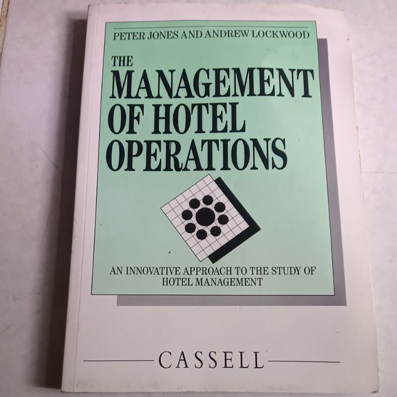 Jual Buku The Management of Hotel Operations,by Peter Jones and Andrew ...