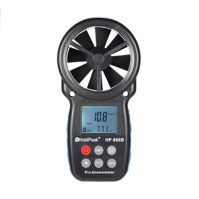 Jual ANEMOMETER DIGITAL THERMOMETER HP-866B / PENGUKUR KECEPATAN ANGIN ...