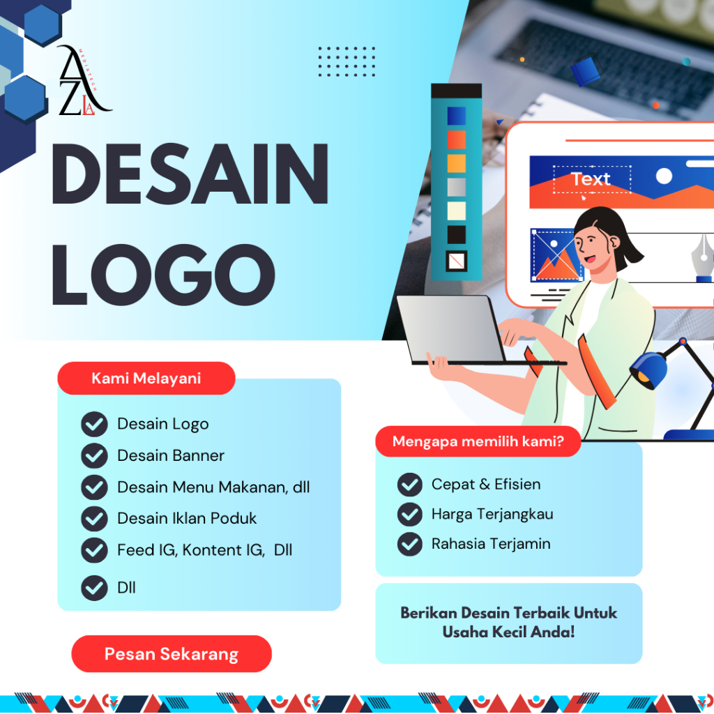 Jual AZLA MEDIATECH Jasa Desain Profesional untuk Bisnis / Desain Logo ...