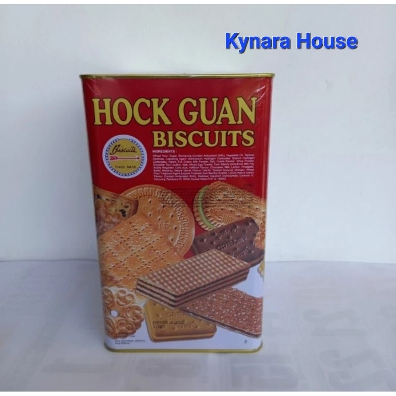Jual Hock Guan Biscuit Assorted Kaleng 6x1350gr (Karton) | Shopee Indonesia