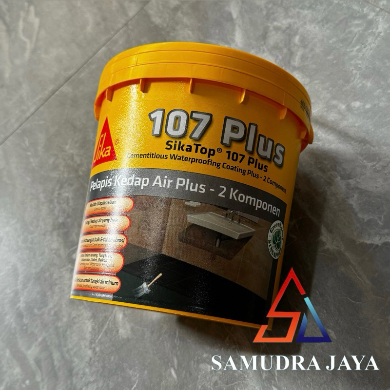 Jual Sika Top 107 Plus (4 KG) - PELAPIS ANTI BOCOR / Waterproofing 2 KOMPONEN A + B | Shopee ...