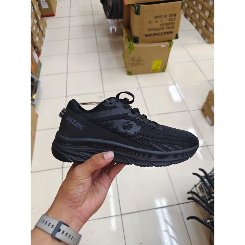 Jual Sepatu Olahraga unisex Astec Indy Full black/Full hitam Running ...