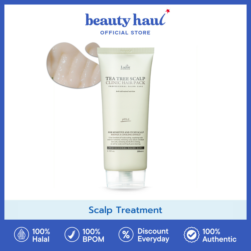 Jual LADOR Tea Tree Scalp Clinic Hair Pack - Lador Hair Mask, Perawatan ...