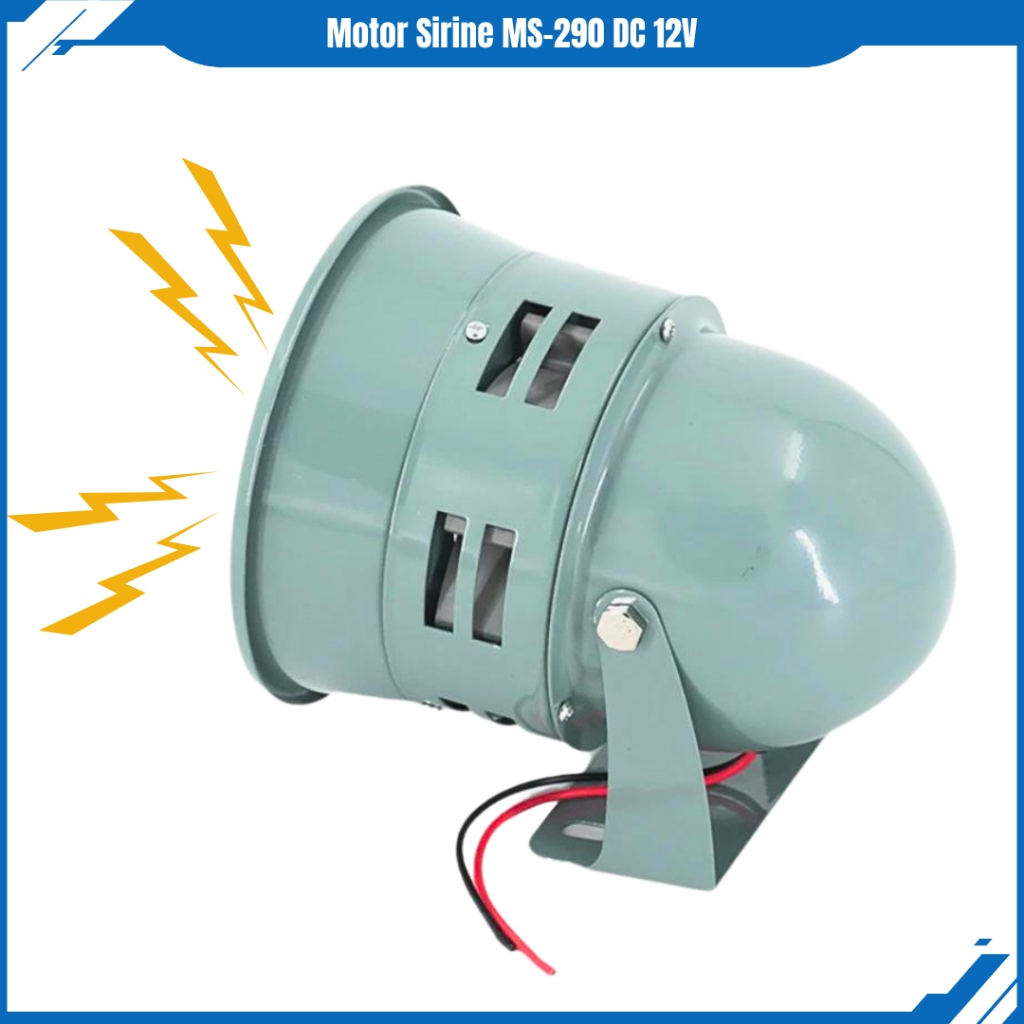 Jual Motor Sirine DC 12 Volt Sirine MS 290 160 dB Siren Darurat ...