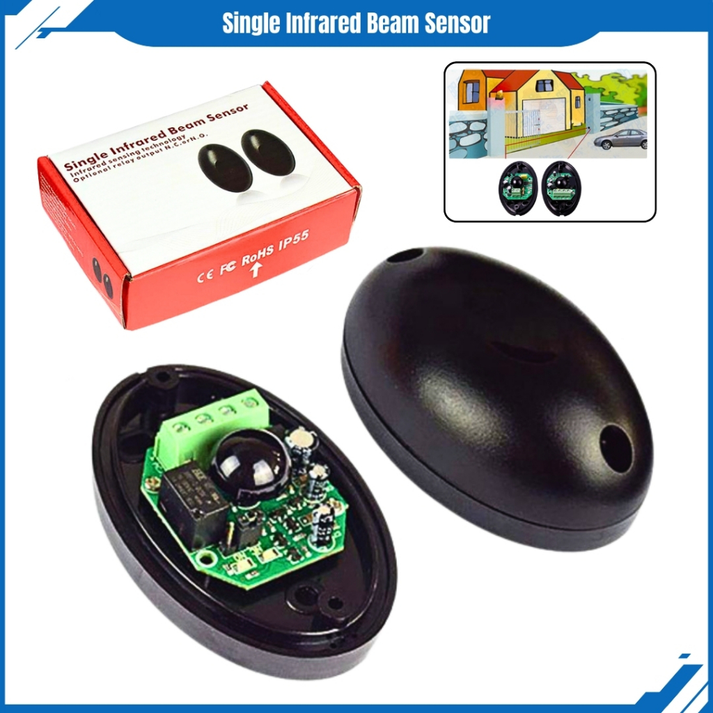 Jual Beam Sensor, Single Sensor, 10-20m Photoelectric beam infrared ...