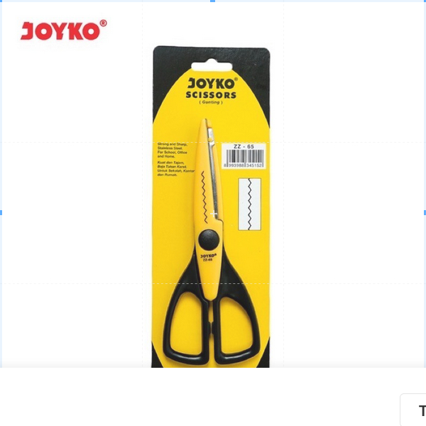 Jual ( 1 PACK ) Gunting Zigzag / Gunting Gerigi Joyko ZZ-65/ Scissors 1 ...