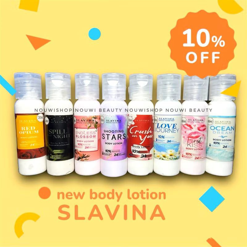 Jual SLAVINA BODY LOTION 30ml MINIHANDBODY MINI | Shopee Indonesia