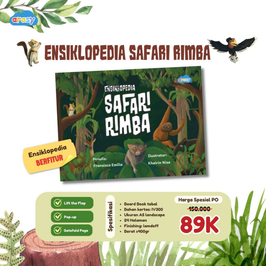 Jual Buku Ensiklopedia Safari Rimba - Arasy | Shopee Indonesia