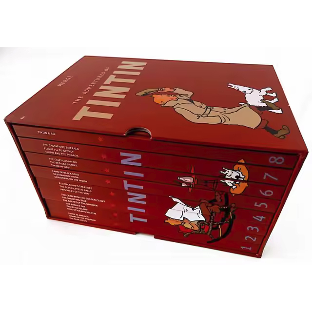 Jual The Adventures of Tintin Complete Collector Edition 8 Books Hard ...