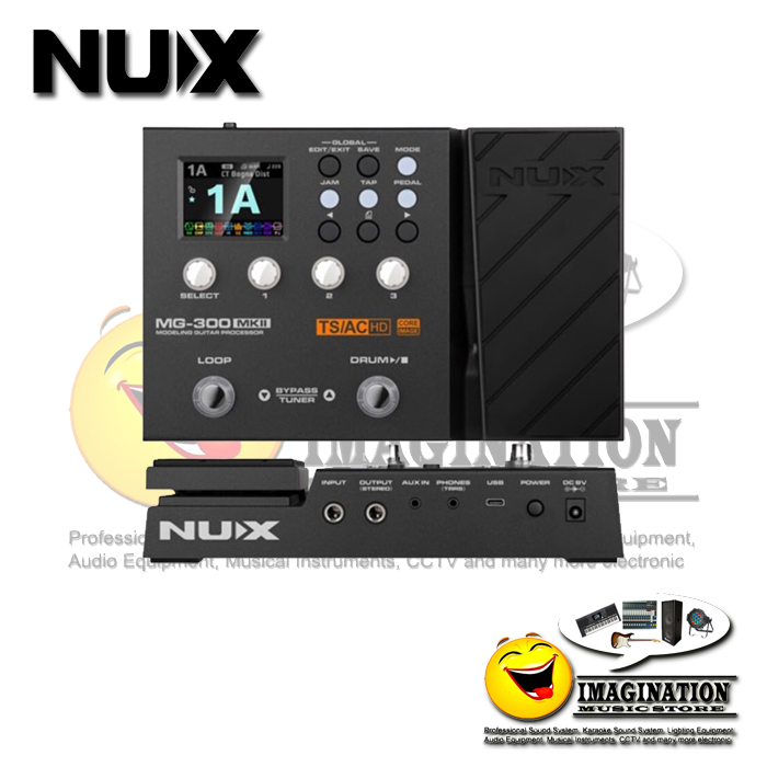 Jual NUX MG300 MK II Guitar Modelling Processor Multi Effects Guitar ...