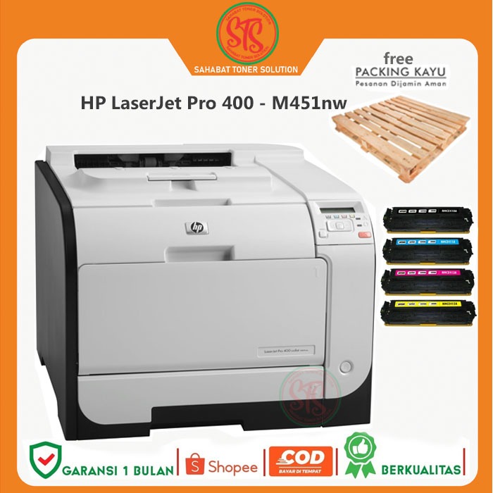 Jual Printer Warna HP LaserJet Pro 400 - M451nw | Shopee Indonesia