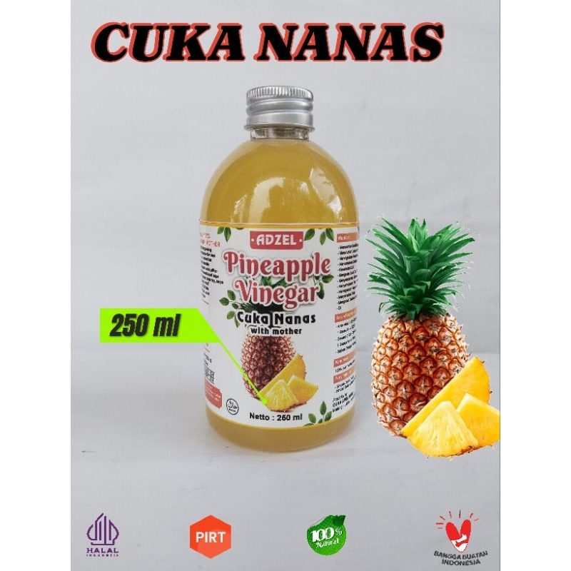 Jual Cuka nanas untuk kesehatan 250 ml - cuka nanas original - cuka ...