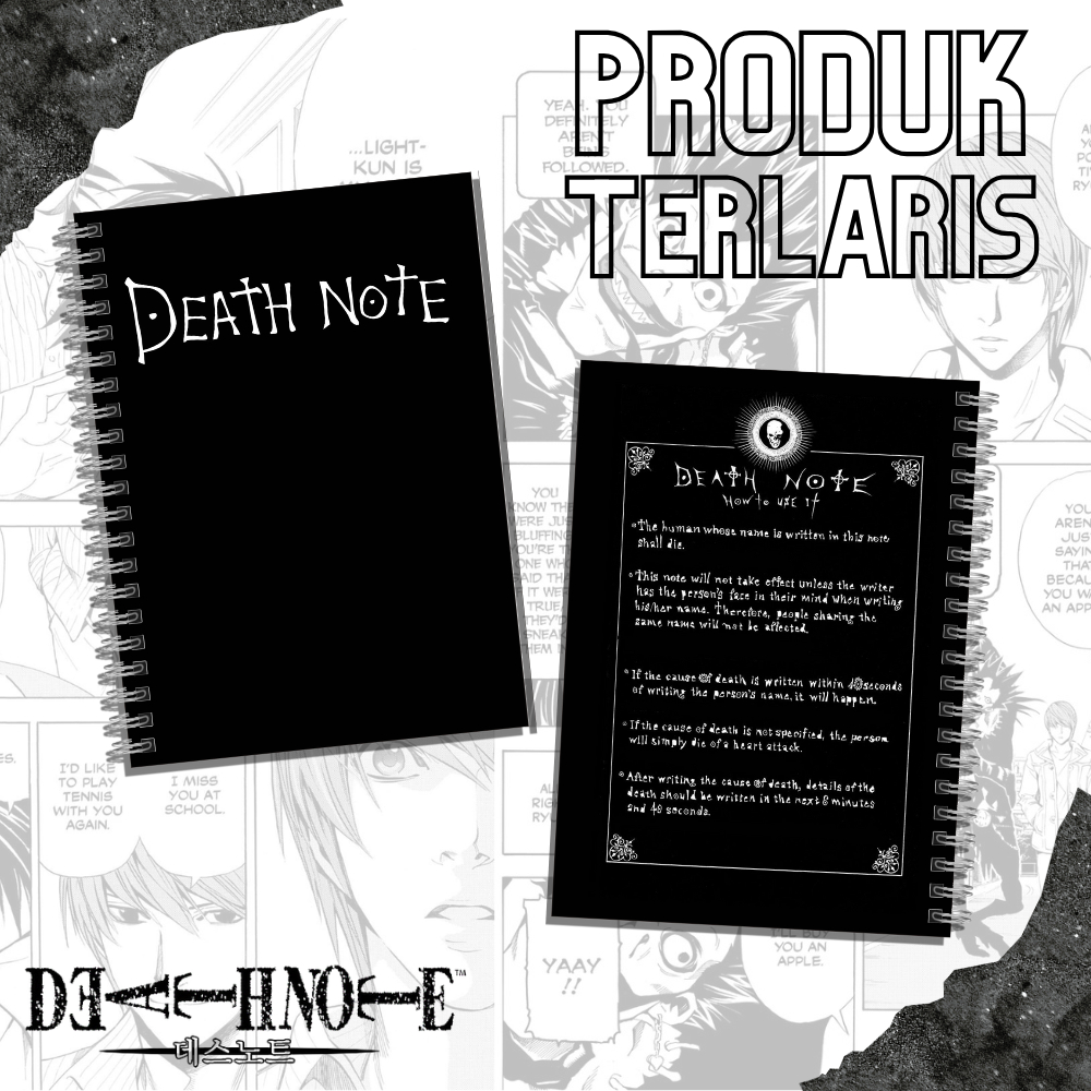 Jual Pocket book notebook buku catatan anime death note sketchbook ...