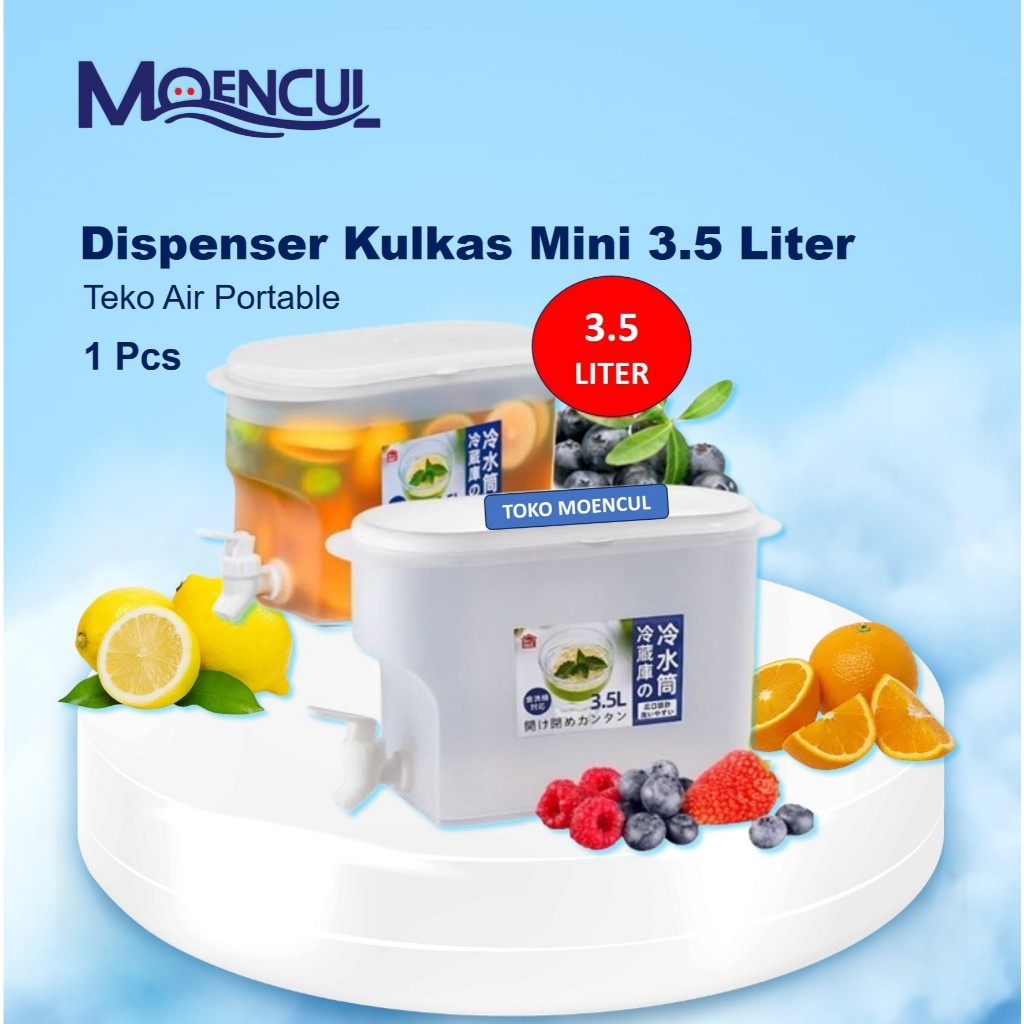 Jual Dispenser Jus Dispenser Kulkas Mini 3.5 Liter Tempat Air Kran 3,5 ...