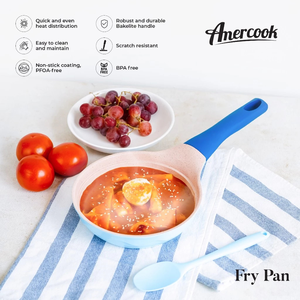 Jual Amercook USA Panci Susu Sauce Pan 16 cm Set Anti Lengket - Alfetta Baby Angel Series ...