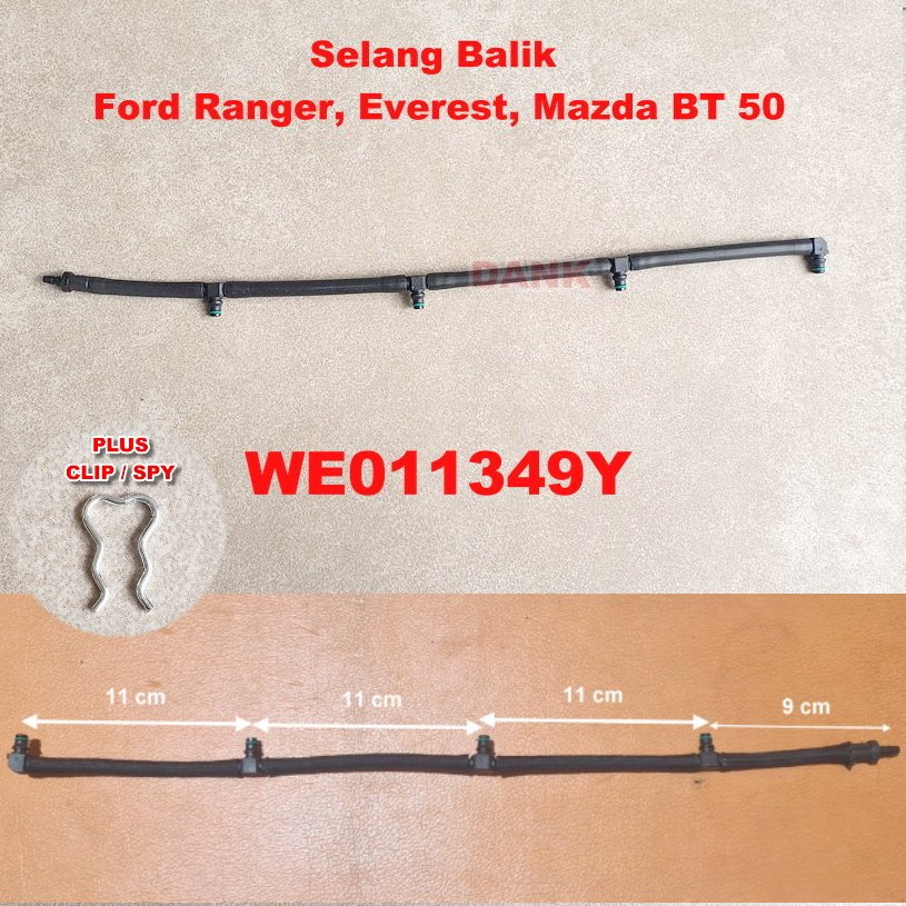 Jual Selang Balik Pipa Solar Injector Ford Ranger Everest Mazda BT TDCI ...