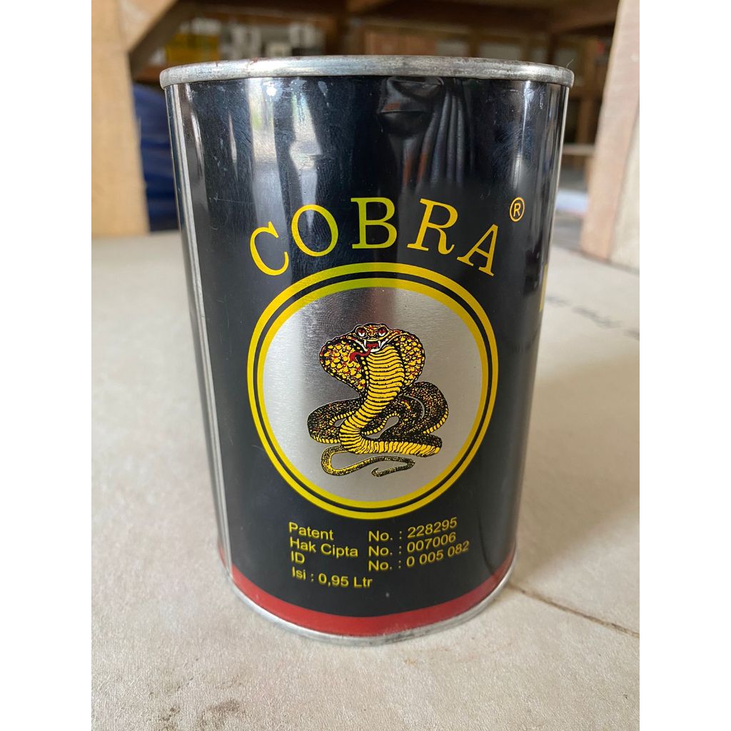 Jual Tiner Cobra Hitam 1 Liter Tiner Kobra Kaleng | Shopee Indonesia