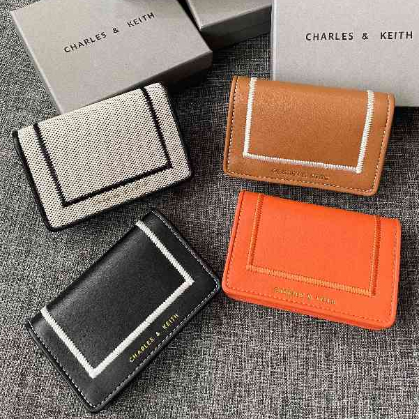 Jual Dompet CK Astra Contrast Trim Wallet | Shopee Indonesia