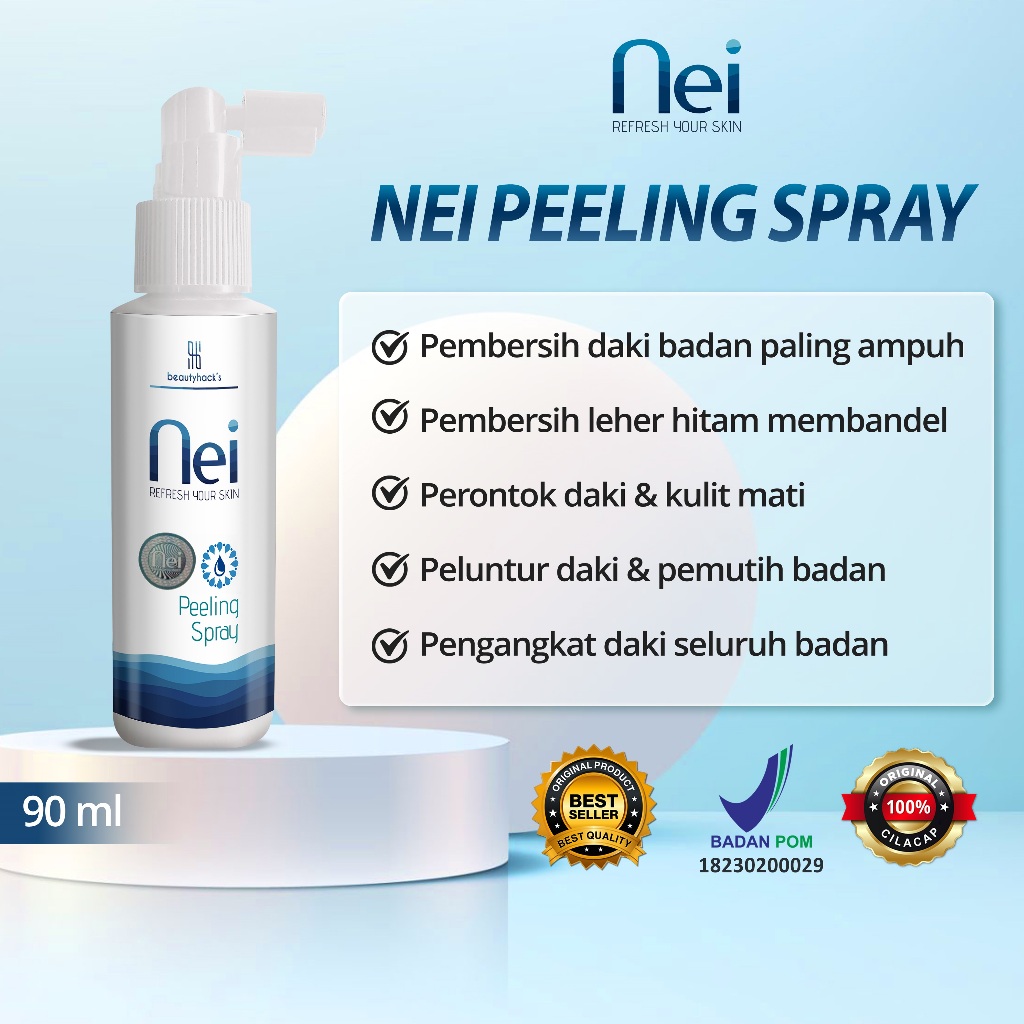 Jual NEI Peeling Spray Pembersih Daki Pemutih Leher Hitam ...