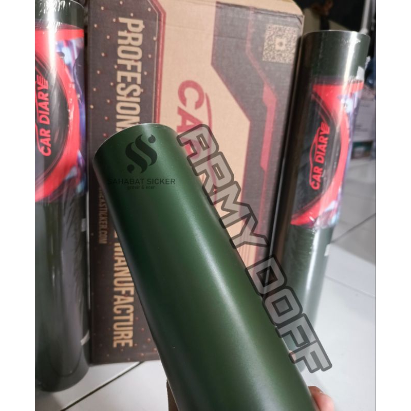 Jual Skotlet Motor Hijau Army Doff Sticker Army Doff Car Diary Roll 45cm | Shopee Indonesia