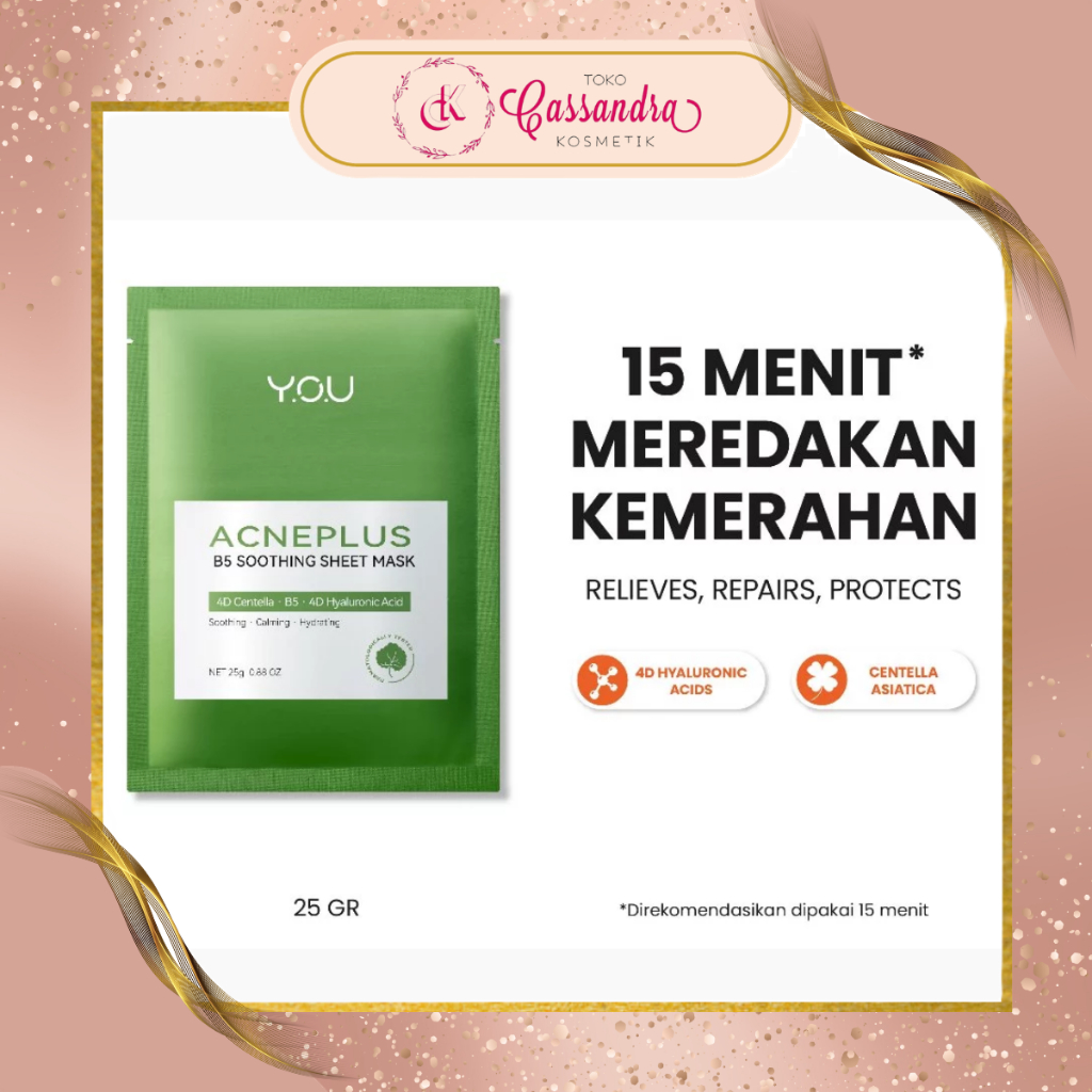 Jual YOU SHEET MASK ACNES PLUS SACHET | Shopee Indonesia