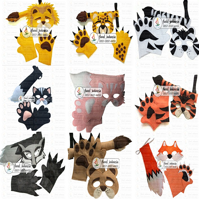 Jual Kostum Hewan Lion | Cheetah | Kucing Hitam | Kucing Pink ...