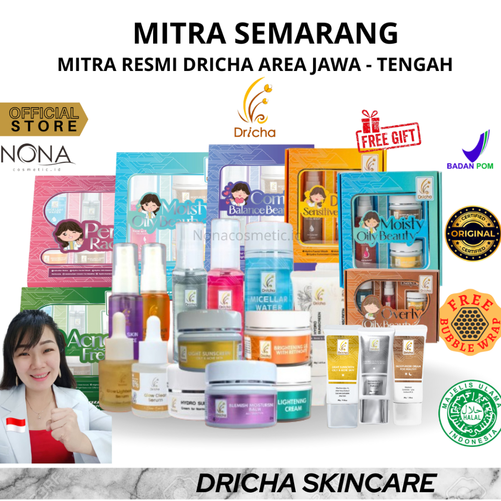 Jual (READY) DRICHA SKINCARE DR.IKA ( PAKET FLEK & PAKET BERJERAWAT ...