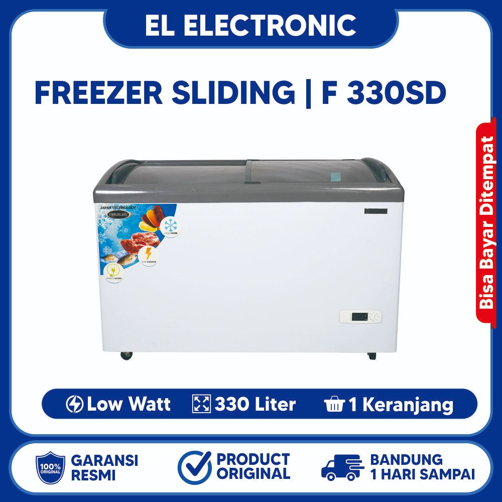 Jual CHEST FREEZER FRIGIGATE 330Liter Type 330SD LV Kaca Cembung ...