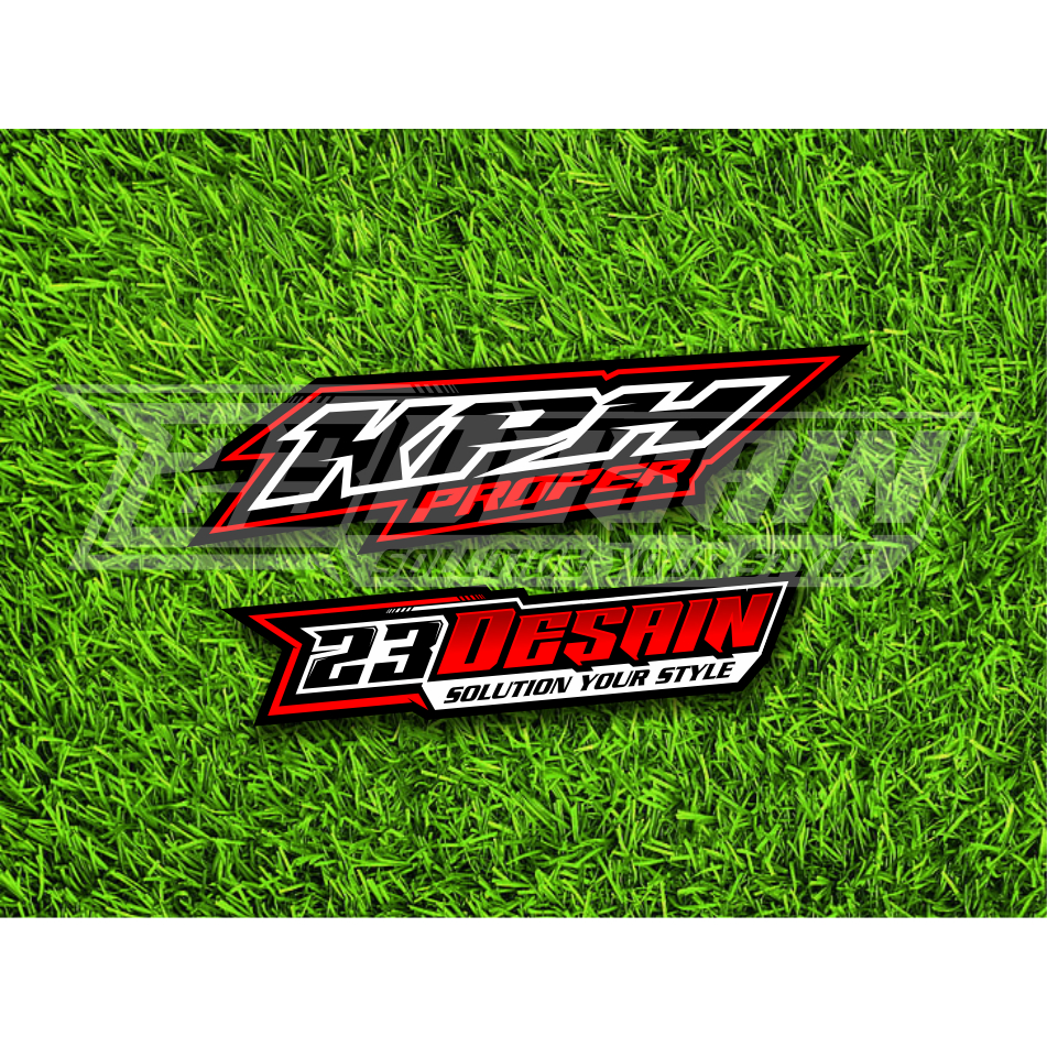 Jual stiker kph proper sticker kph gank stiker supraholic kph proper ...