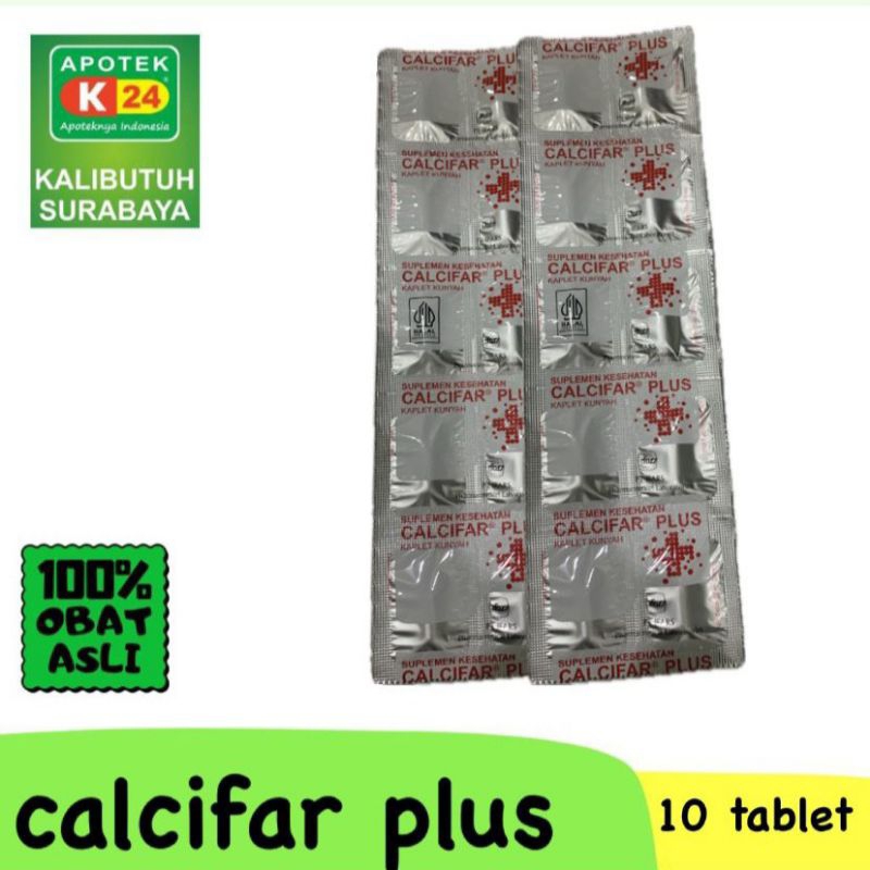 Jual Calcifar Plus Tablet Multivitamin Kesehatan | Shopee Indonesia