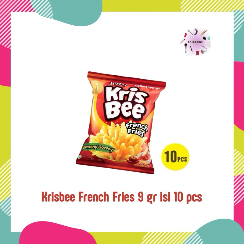 Jual Krisbee French Fries 9 gr isi 10 pcs | Shopee Indonesia