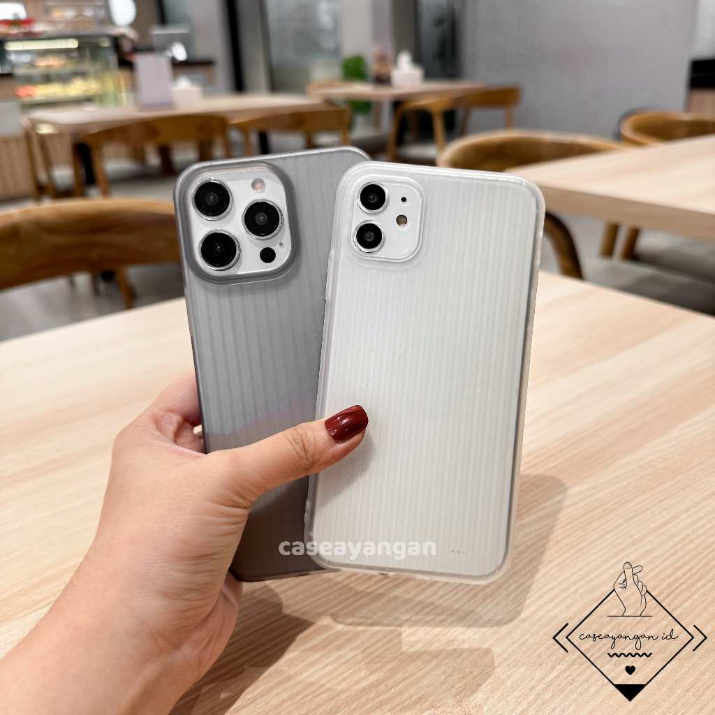 Jual Stripe Clear Case For IP (11 - 16) 11 12 13 14 15 16 PRO MAX ...