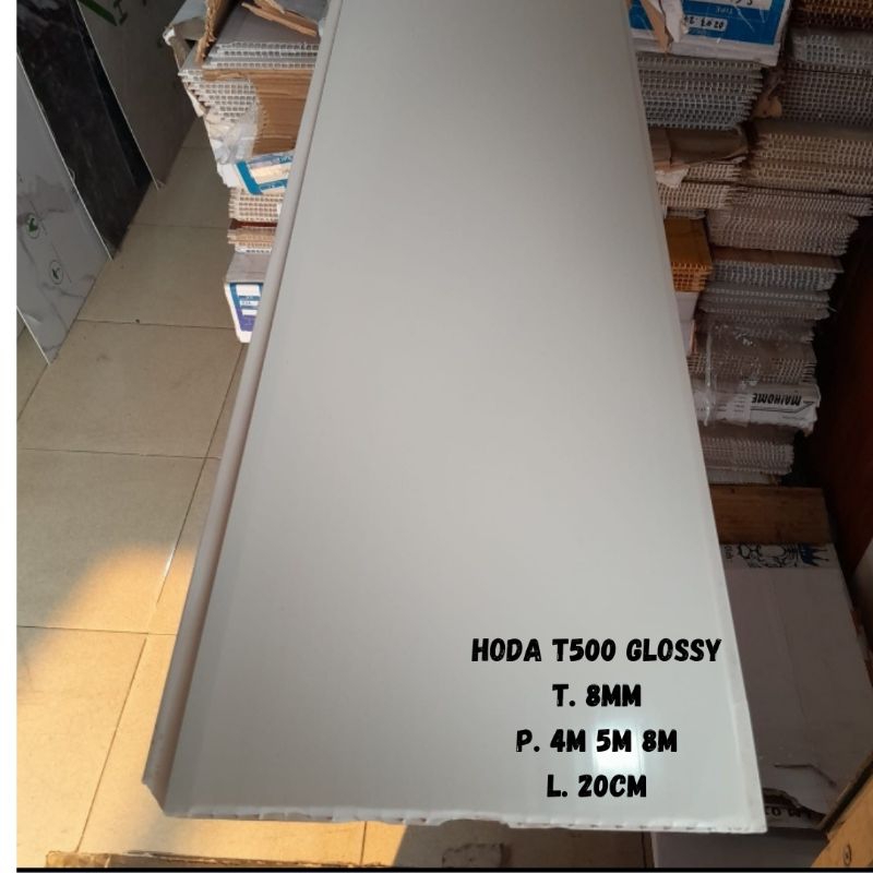 Jual Plafon Pvc Putih Polos glossy hoda T-500 Plavon Pvc Harga per m ...