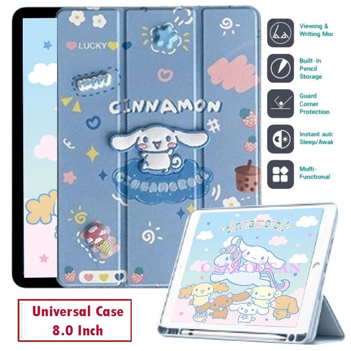 Jual Advan Tab XTAB 8 Flip Leather Case Casing Book Cover Trifold ...