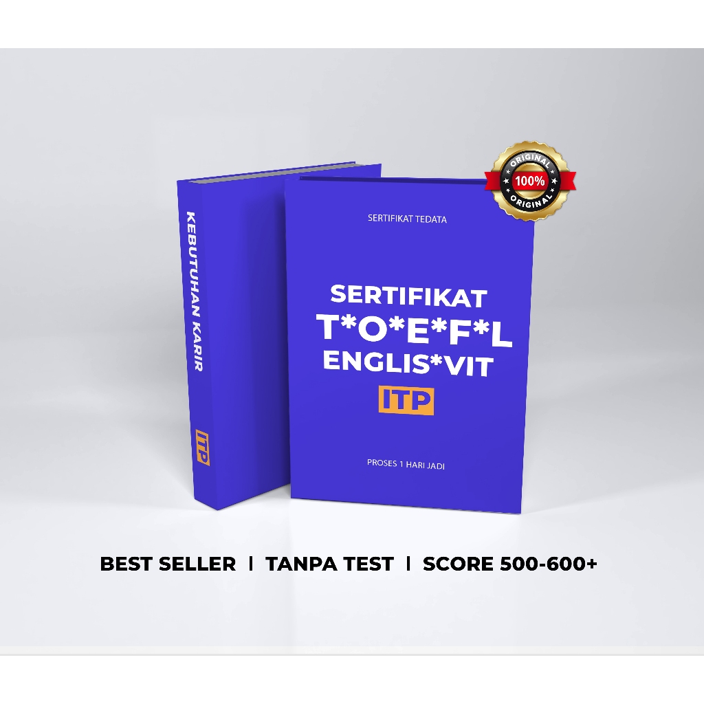 Jual DOKUMEN TOEFL INSTITUTIONAL TESTING PROGRAM ENGLISH VIT | Shopee ...