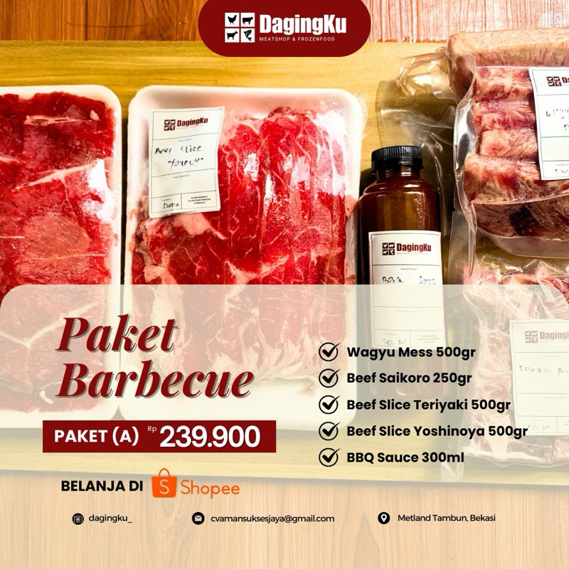 Jual Paket Lengkap BBQ / Paket Yakiniku Grill / Paket Barbeque 5-7 ...