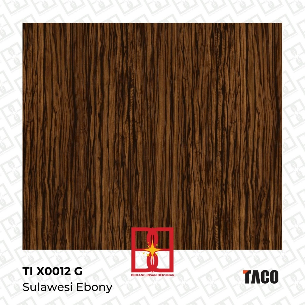 Jual TACO ULTIMATE HPL TI X0012 G (Sulawesi Ebony) | Shopee Indonesia