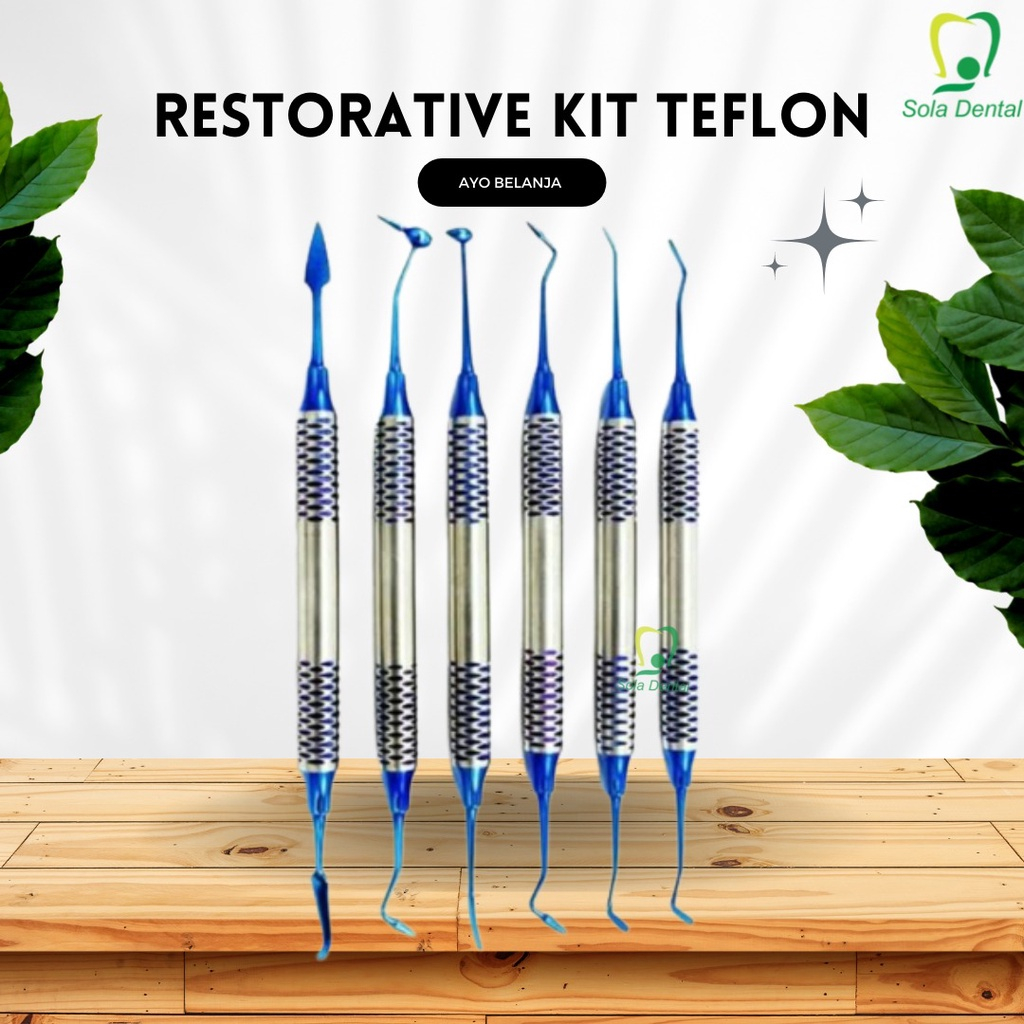 Jual RESTORATIVE KIT TEFLON/Composite Filling Instrument Kit | Shopee ...
