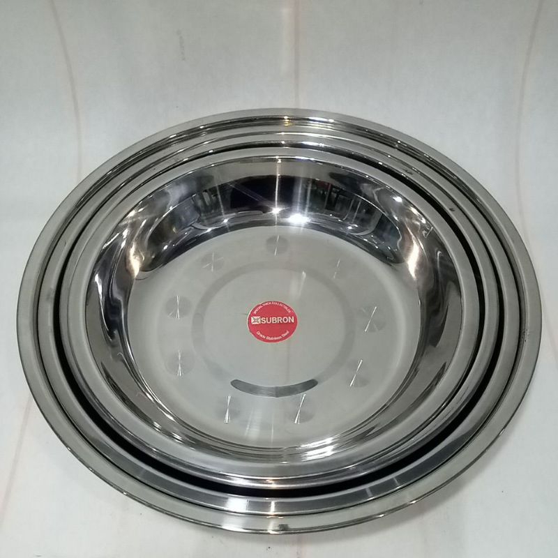 Jual SUBRON PIRING STAINLESS SUPER-PIRING ANTIKARAT-PIRING ANTI PECAH ...