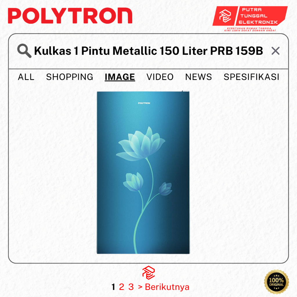 Jual Kulkas 1 Pintu Metallic 150 Liter PRB 159B PRODUK 100% ORIGINAL ...