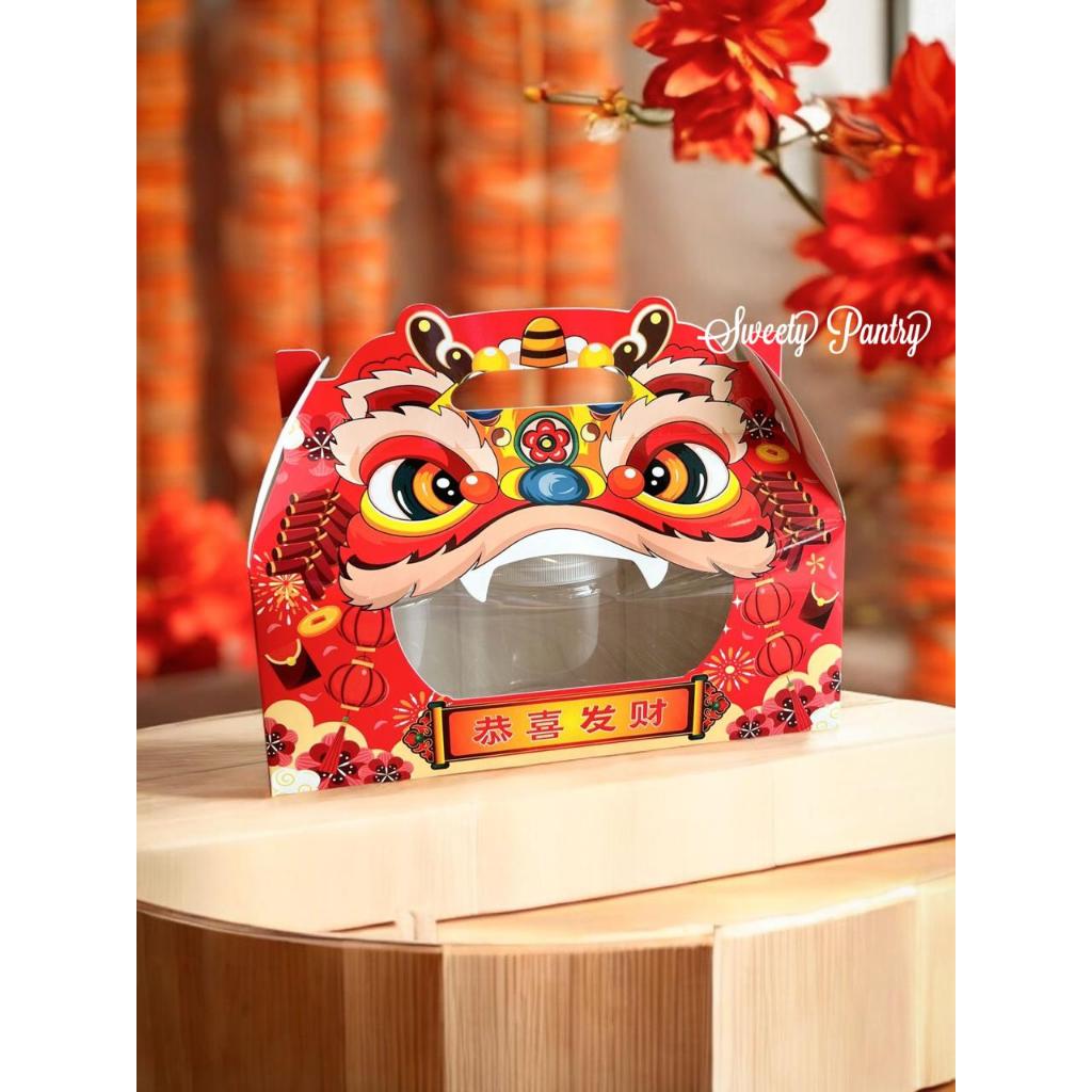 Jual 10PCS - LIBRA - Box hampers Imlek kotak packaging CNY jar isi 3 uk ...