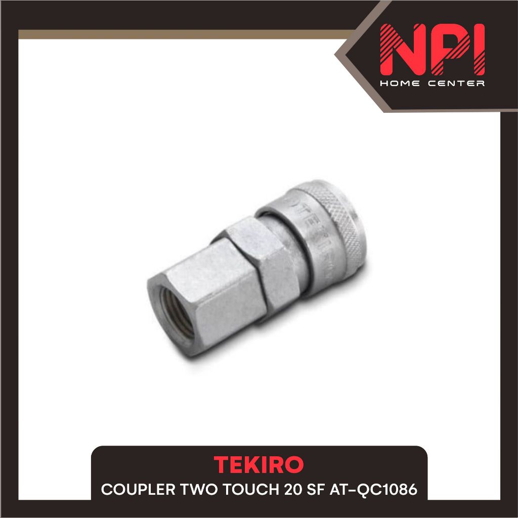 Jual Tekiro - Air Quick Coupler Two Touch Sambungan Kompresor Angin 20 SF AT-QC1086 | Shopee ...