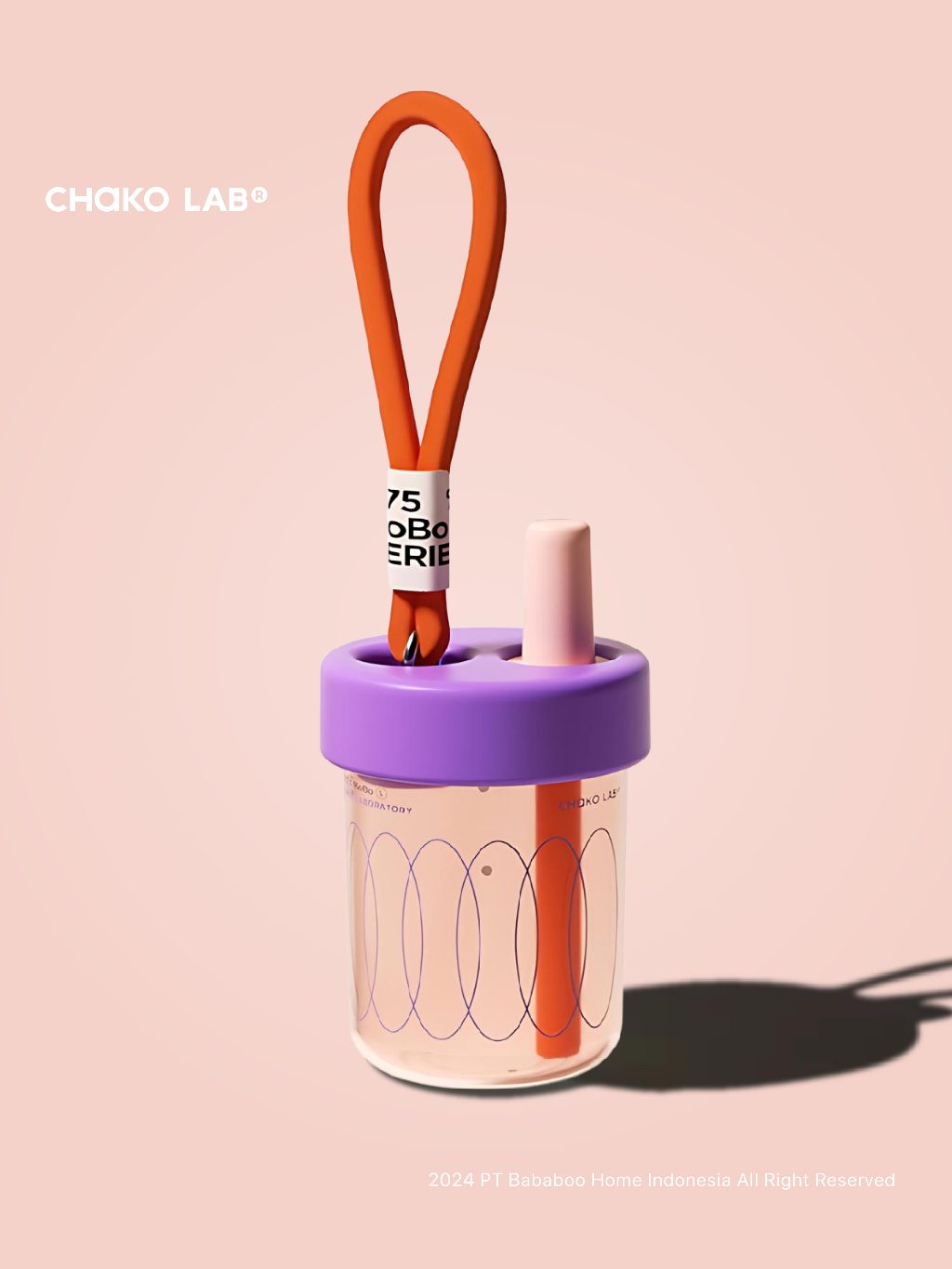 Jual CHAKO LAB Bobo Tritan Cup 450 ml - Pink | Shopee Indonesia