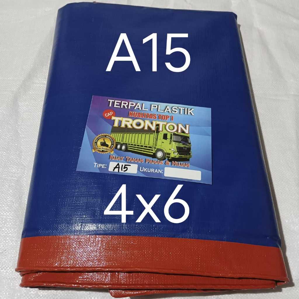 Jual Terpal A15 Korea 4X6 Tenda Plastik Tebal Cap Naga Mas Untuk Mobil ...