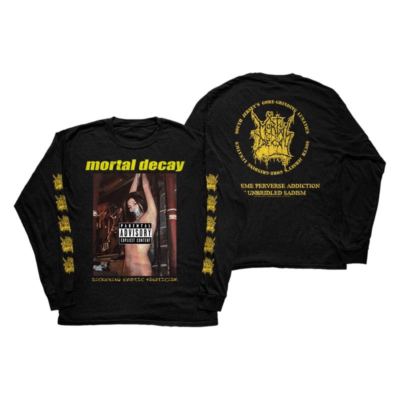 Jual MORTAL DECAY sickening erotic fanaticism - LONGSLEEVE ORIGINAL released By Deathpressive ...